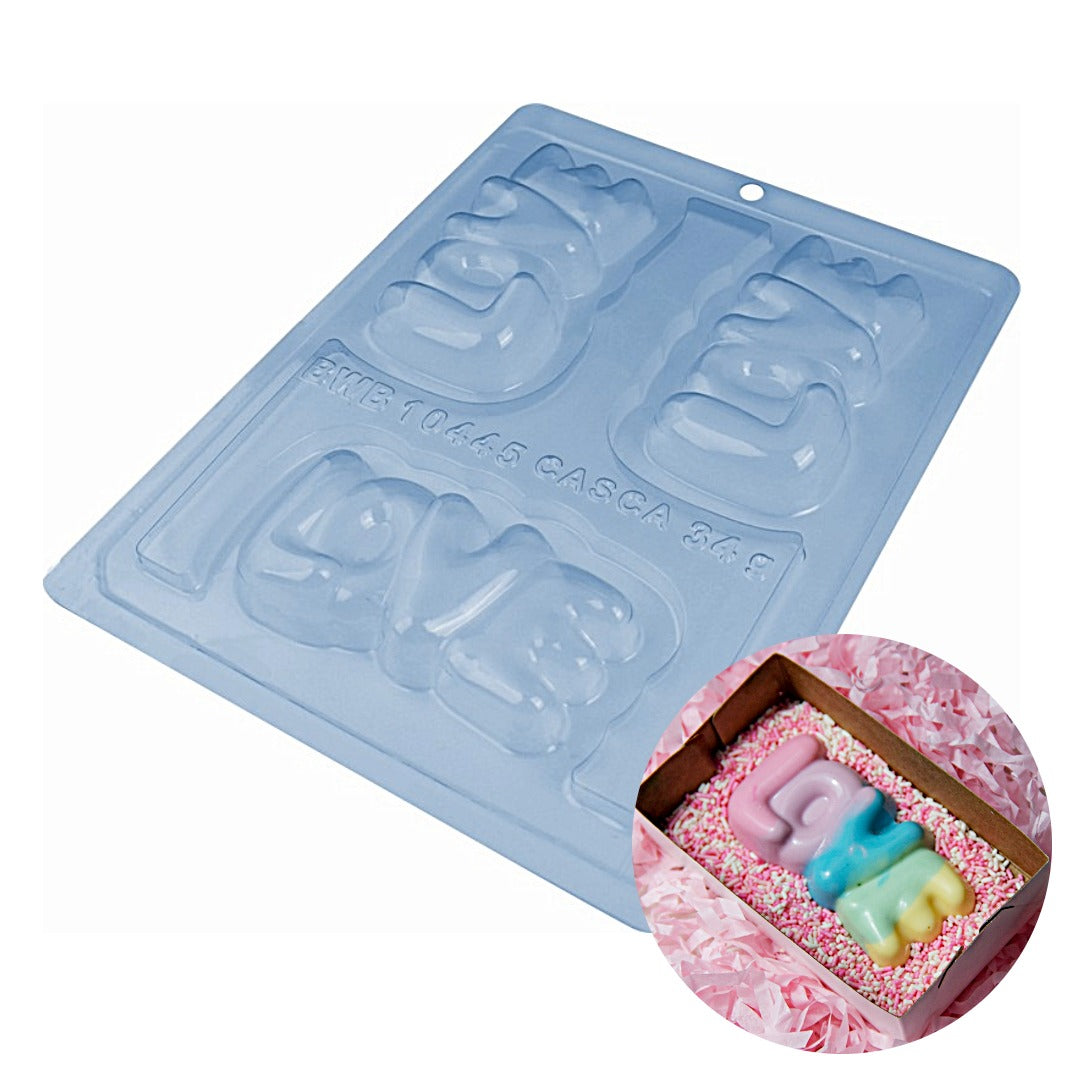 Love Bar 3-Part Chocolate Mold (BWB) – ViaCheff.com